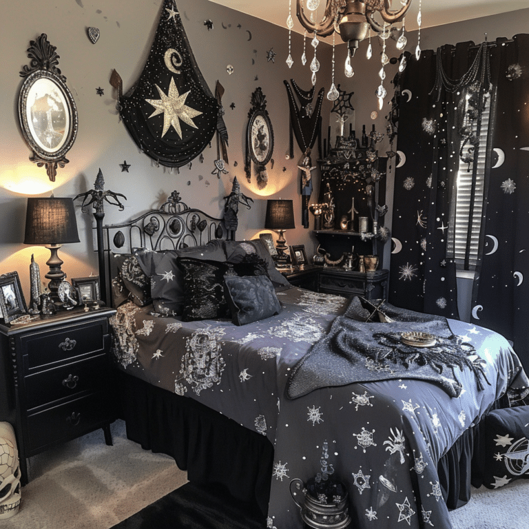 25 Enchanting Whimsy Goth Bedroom Ideas for a Mystical Vibe - Unique ...