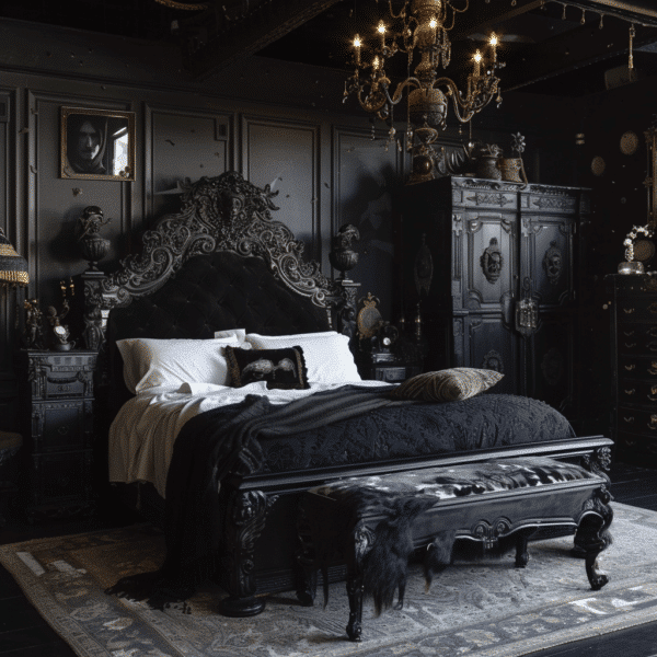 25 Enchanting Whimsy Goth Bedroom Ideas for a Mystical Vibe - Unique ...