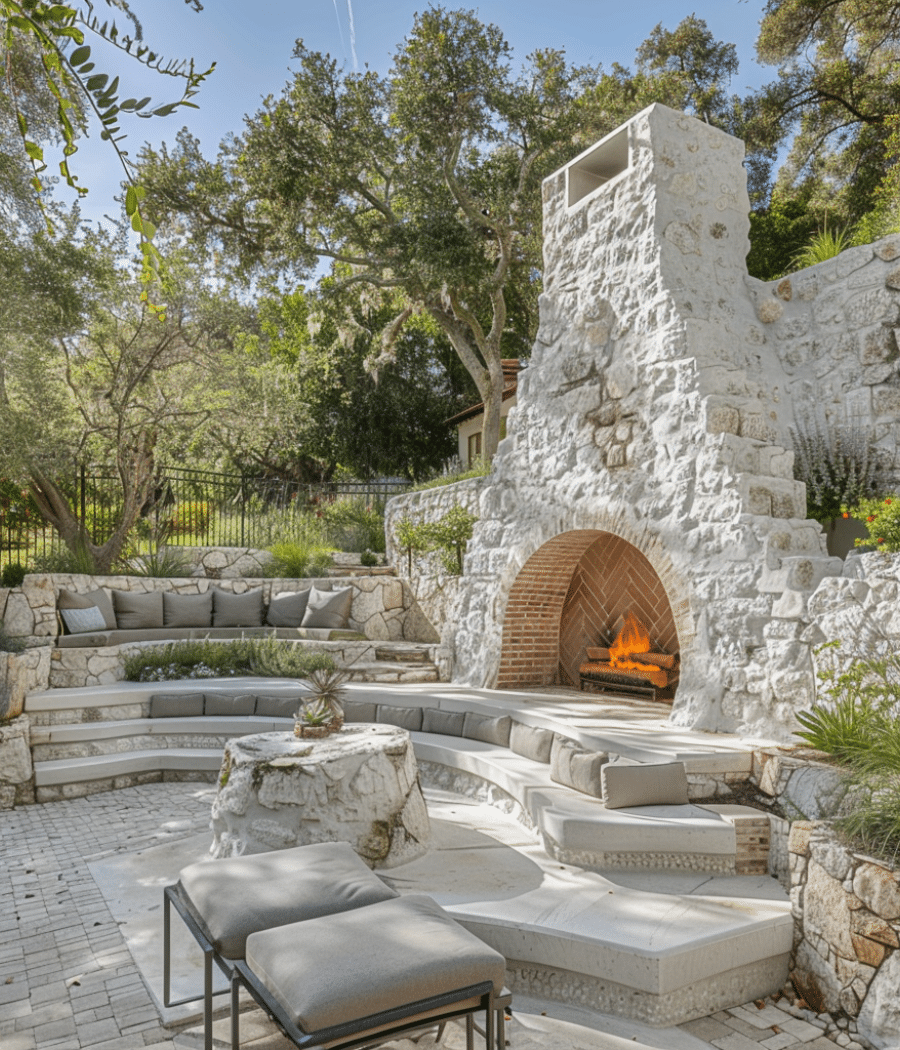 Transform Your Backyard: 25 Stunning Outdoor Fireplace Ideas for Cozy ...