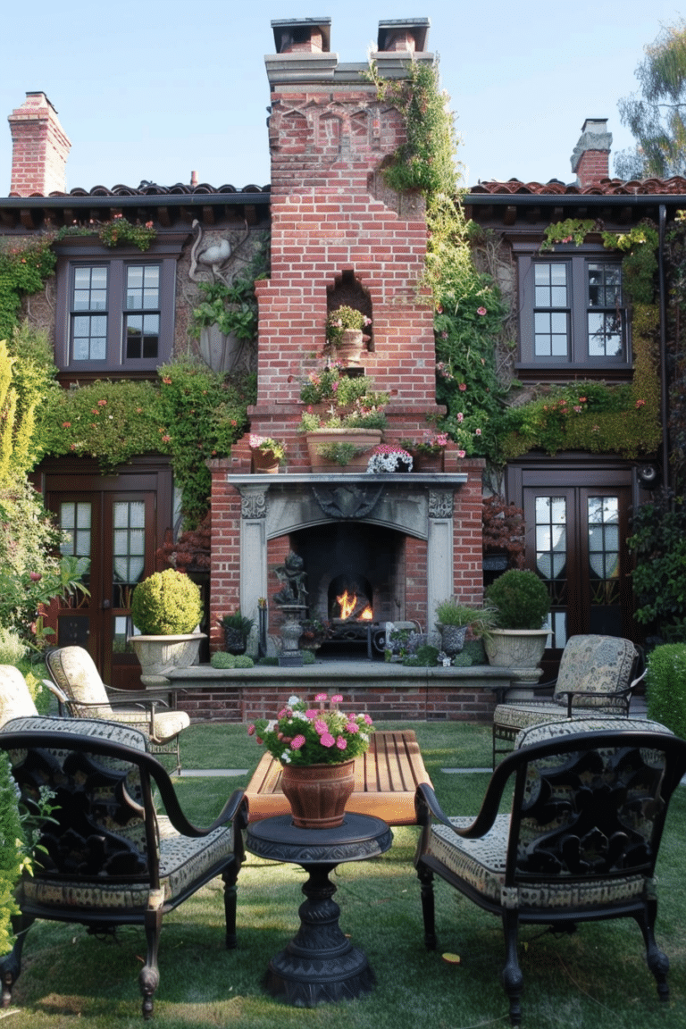 Transform Your Backyard: 25 Stunning Outdoor Fireplace Ideas for Cozy ...