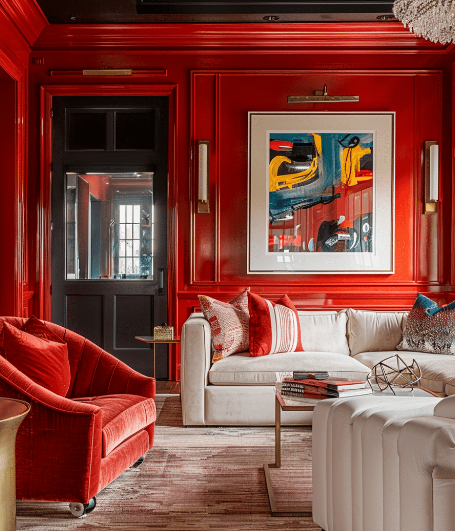 30 Vibrant Red Living Room Ideas for a Warm and Inviting Space - Unique ...