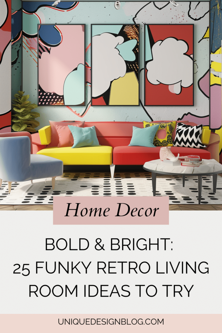Bold & Bright: 25 Funky Retro Living Room Ideas to Try - Unique Design Blog
