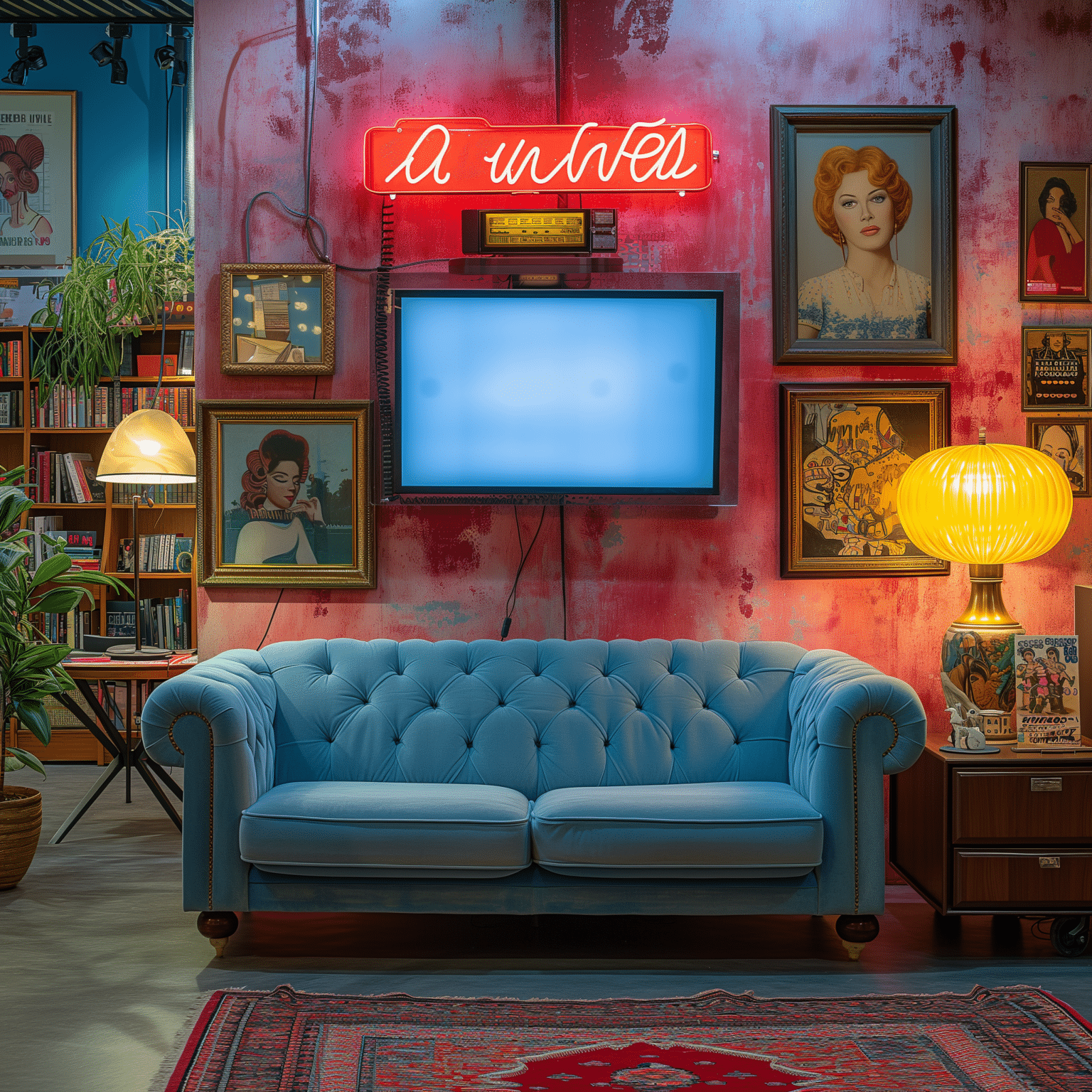 Bold & Bright: 25 Funky Retro Living Room Ideas to Try - Unique Design Blog