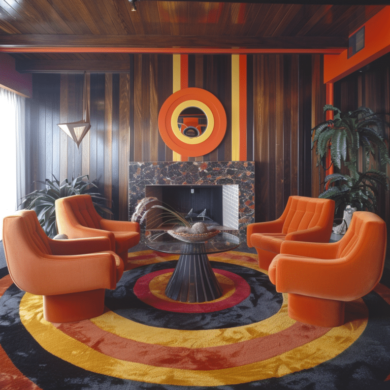 Bold & Bright: 25 Funky Retro Living Room Ideas to Try - Unique Design Blog