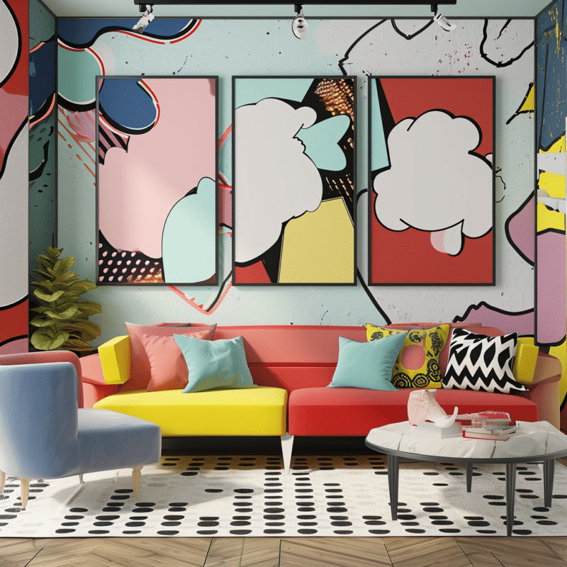 Bold & Bright: 25 Funky Retro Living Room Ideas to Try - Unique Design Blog