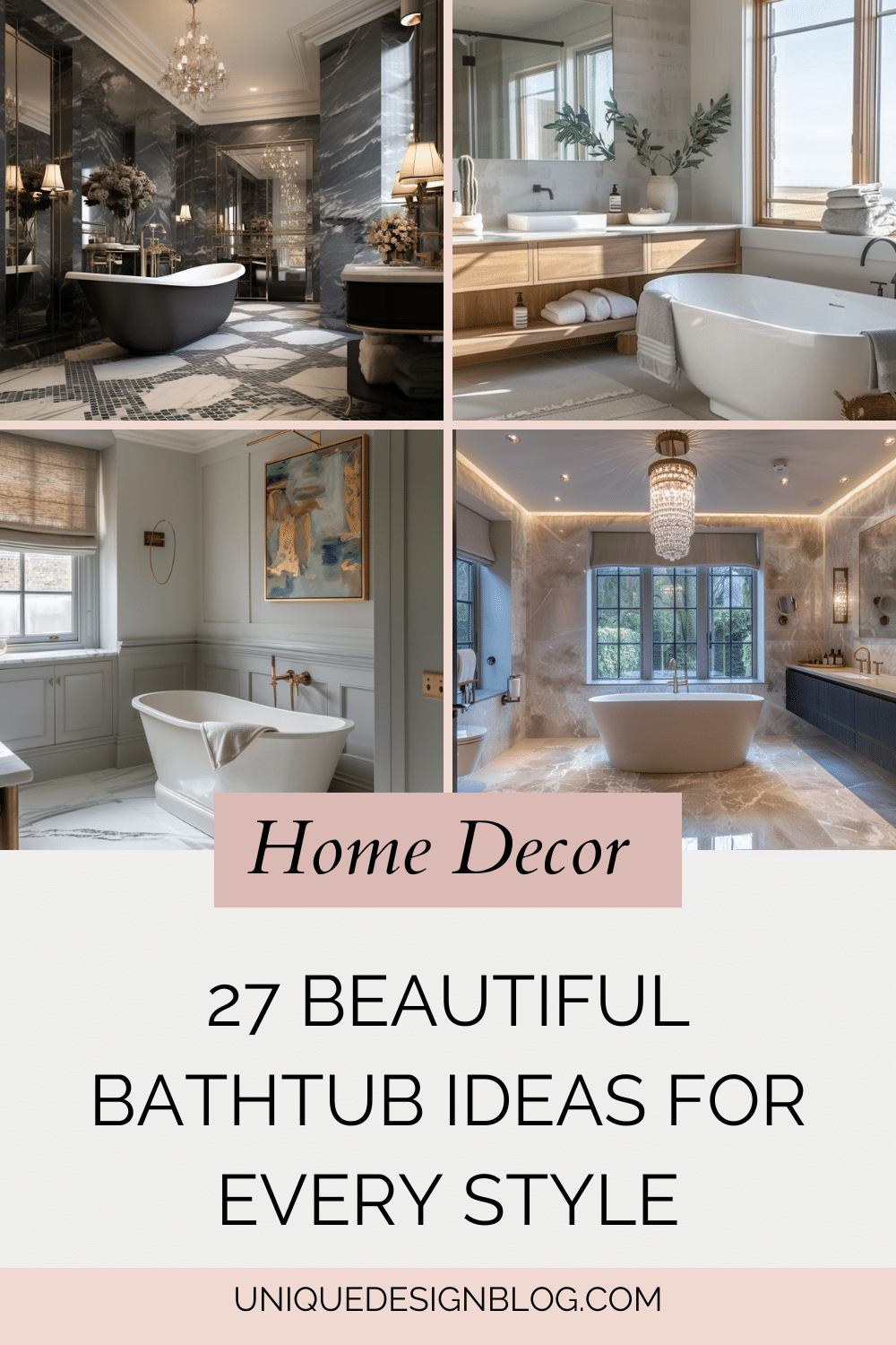 Get Inspired: 27 Beautiful Bathtub ideas for Every Style - Unique ...