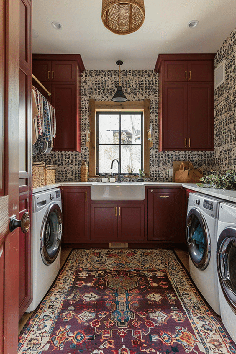 Transform Your Space: 25 Stunning Laundry Room Wallpaper Ideas - Unique ...