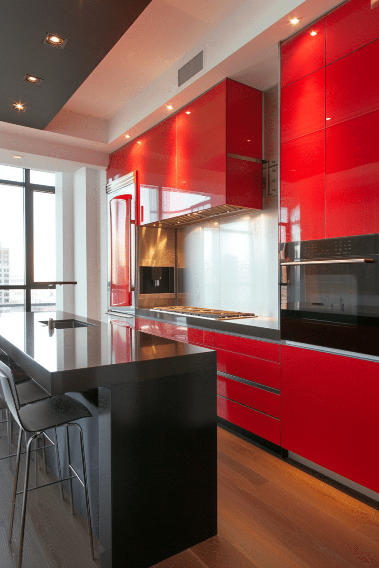 Bold and Beautiful: 25 Red Kitchen ideas That Make a Statement - Unique ...