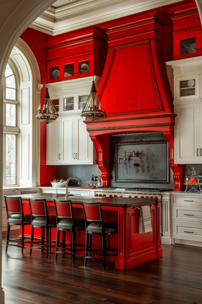Bold and Beautiful: 25 Red Kitchen ideas That Make a Statement - Unique ...