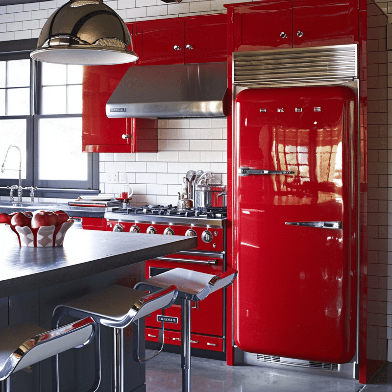Bold and Beautiful: 25 Red Kitchen ideas That Make a Statement - Unique ...