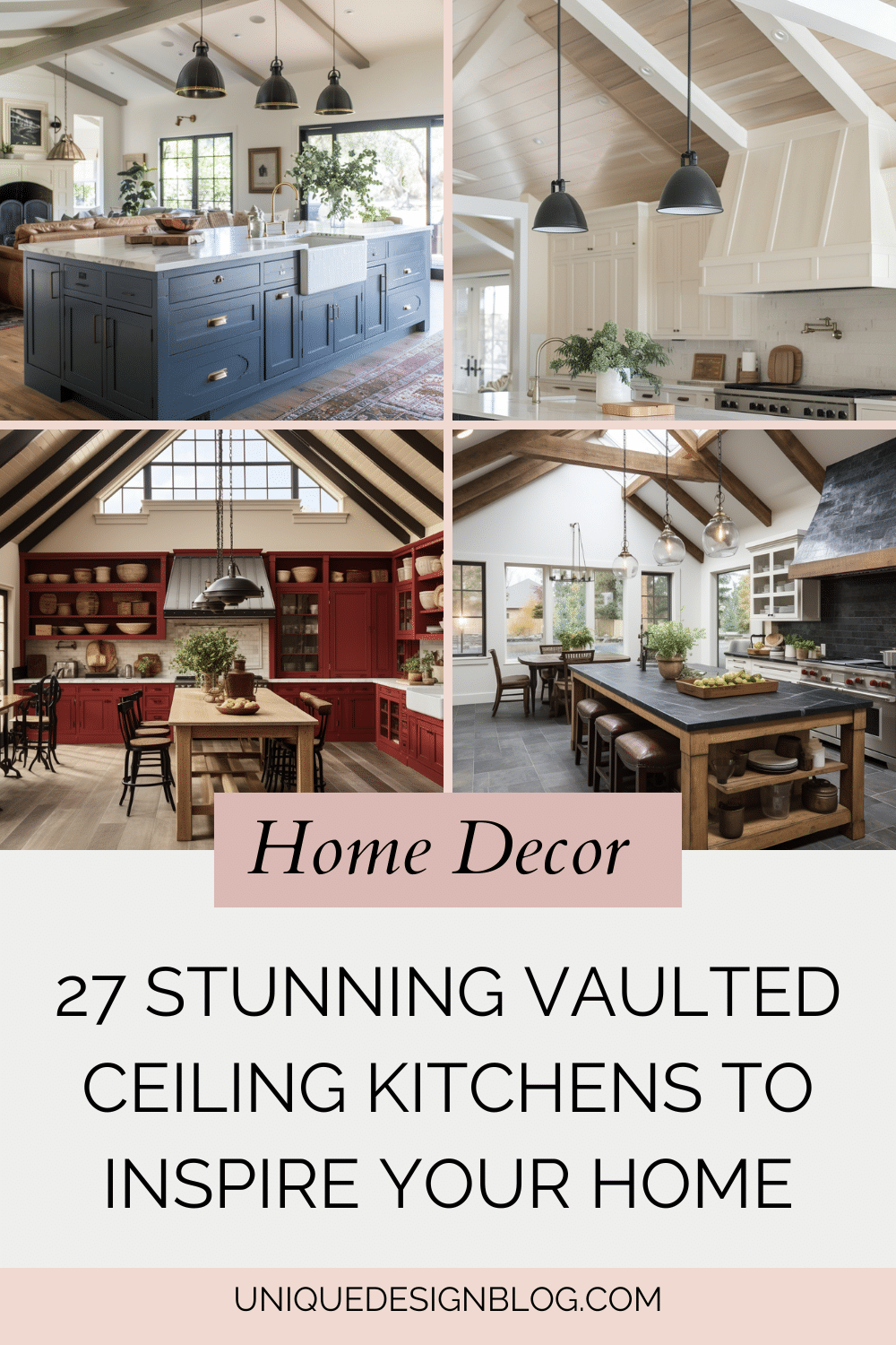 27 Stunning Vaulted Ceiling Kitchens to Inspire Your Home - Unique ...
