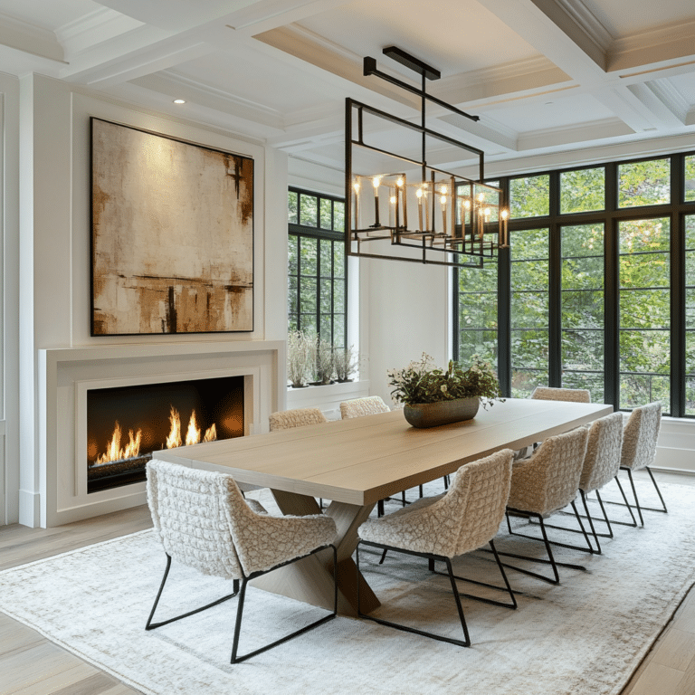 21 Stunning Dining Room with Fireplace Ideas for Ultimate Warmth ...