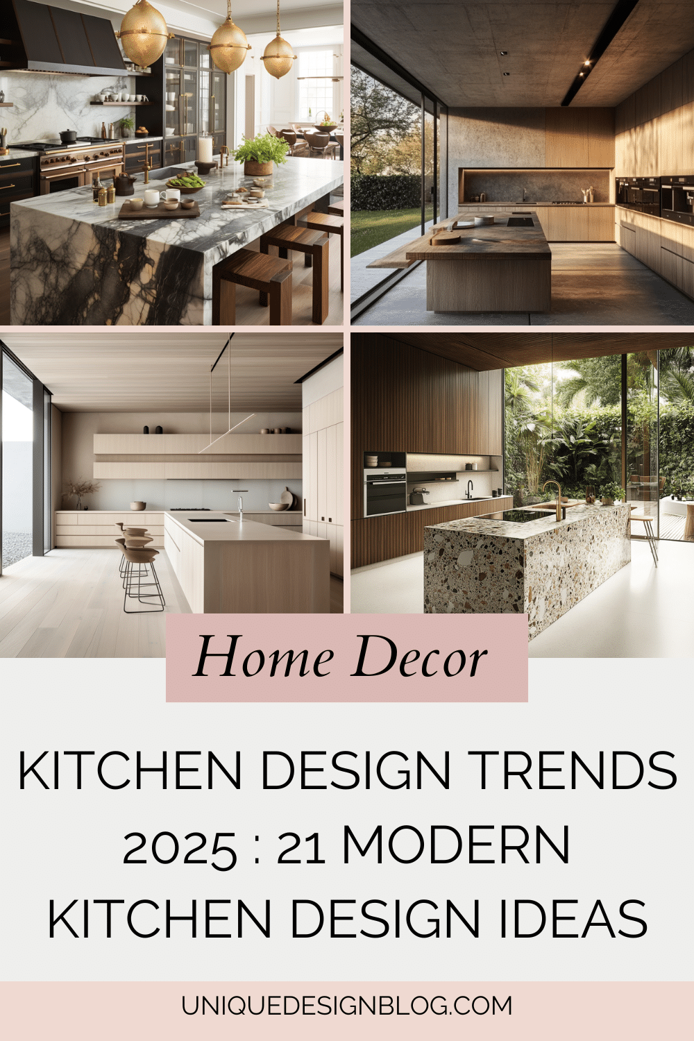 Kitchen Design Trends 2025 : 21 Modern Kitchen Design Ideas - Unique ...