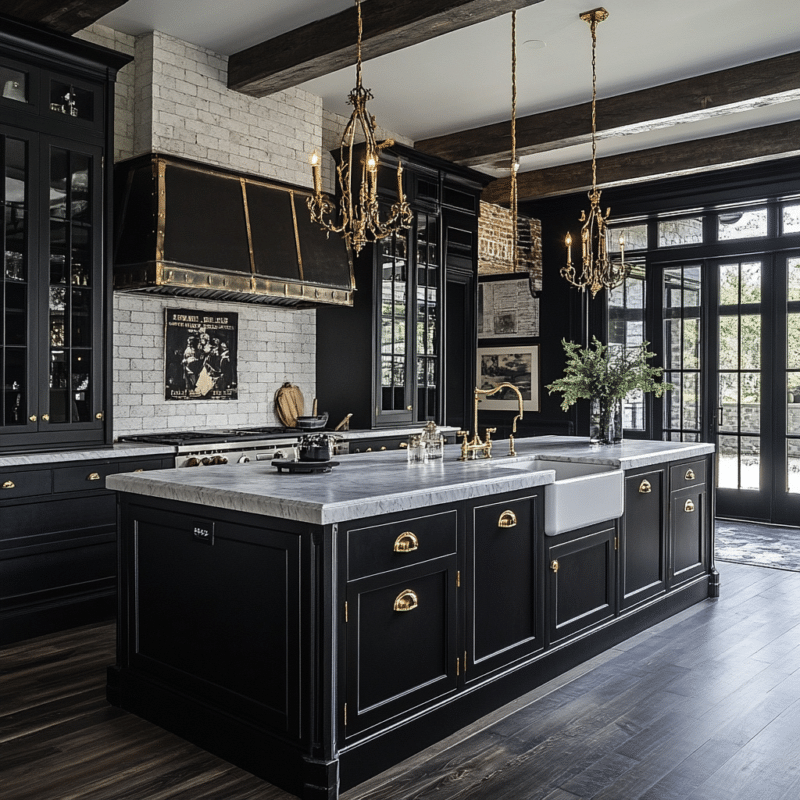 35 Stunning Moody Kitchen Ideas for your home - Unique Design Blog
