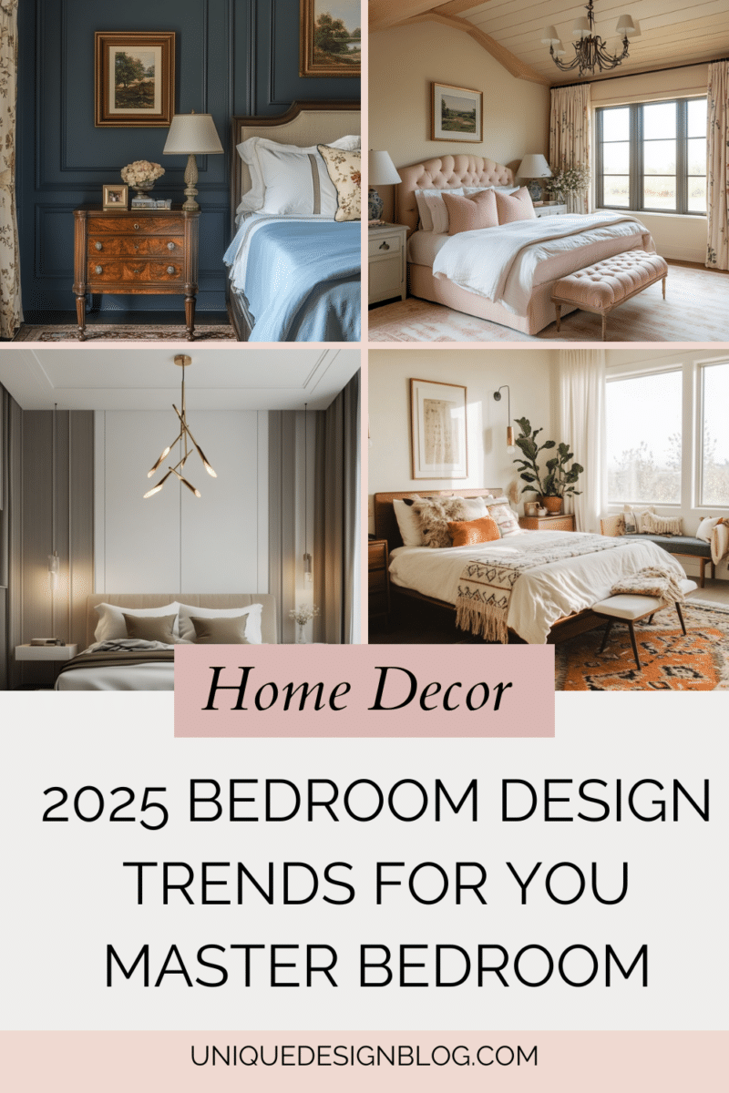 2025 Bedroom Design and Trends for you master bedroom - Unique Design Blog
