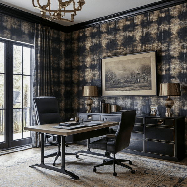 27 Elegant and Chic Moody Office Ideas for your home - Unique Design Blog