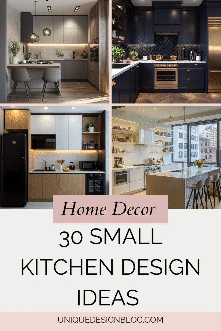 30 Small Kitchen Design Ideas for 2025 to inspire you - Unique Design Blog