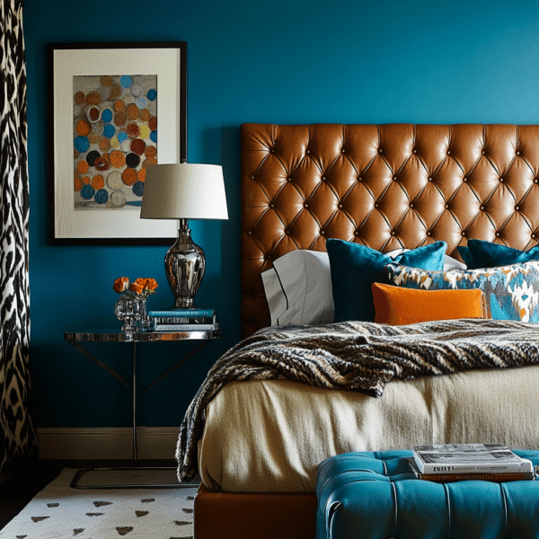 30 Stunning Teal Bedroom ideas for your master bedroom - Unique Design Blog