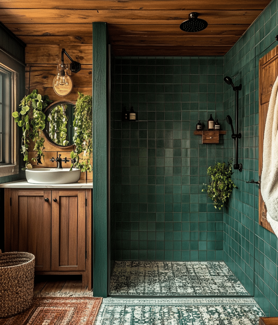 35 Chic Farmhouse Shower Ideas for your home - Unique Design Blog