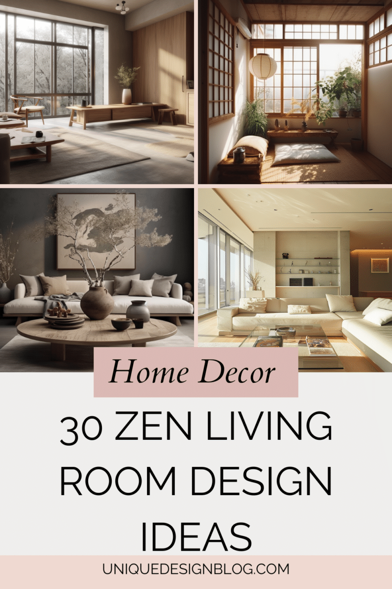Guide to Zen Inspired Living room: 30 Design Ideas - Unique Design Blog